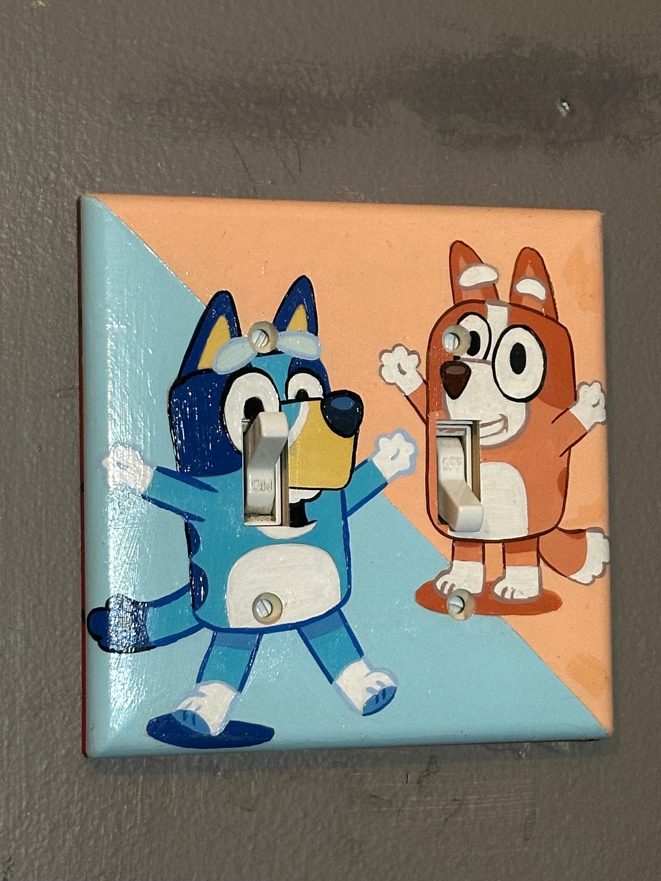 Bluey + Bingo Light Switch Cover - Etsy