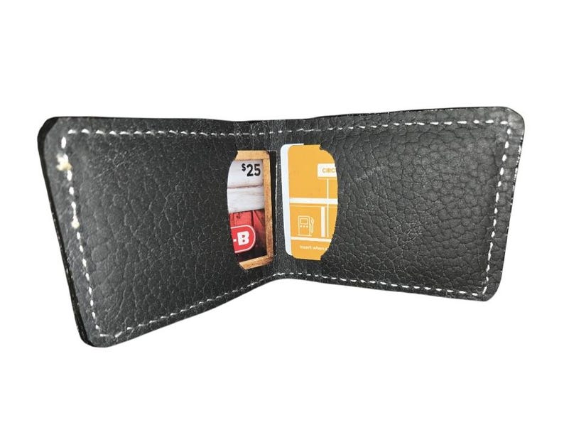 White Pirarucu Fish Skin Bi Fold Card Wallet - Etsy