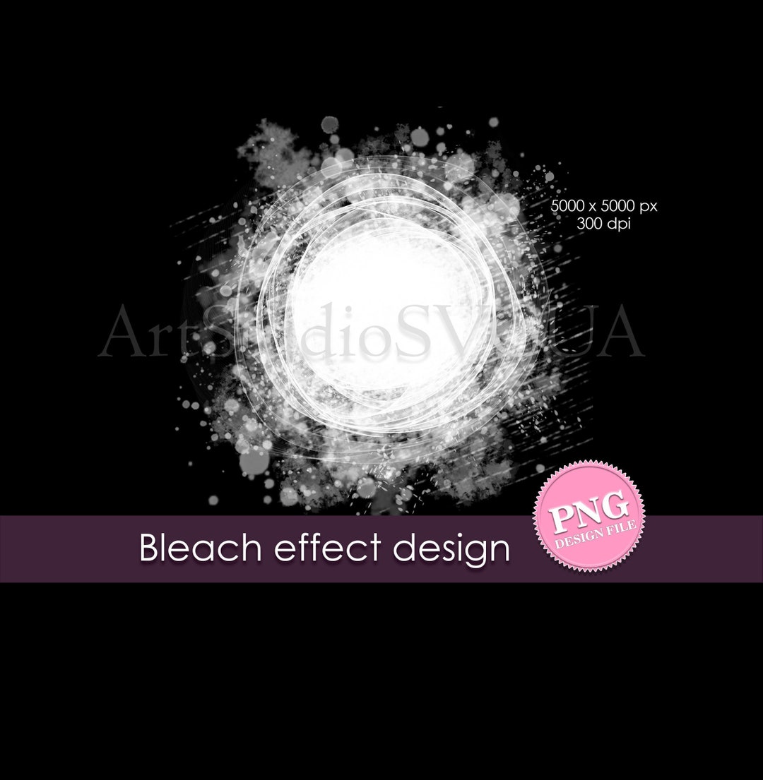 Bleach Effect Design Sublimation Mockup White Spot PNG, Splash ...