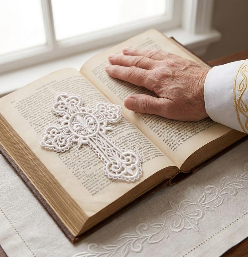 FSL Cross Machine Embroidery Design Download, Free Standing Lace ...