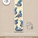 Funny Pigeon Bookmark Cross Stitch Pattern PDF Download Small Pigeons ...