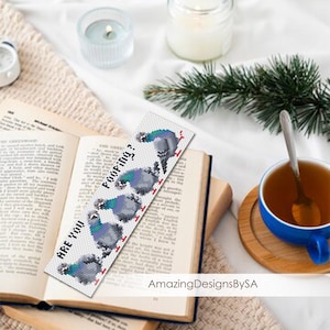 Funny Pigeon Bookmark Cross Stitch Pattern PDF Download Mini Pigeons ...