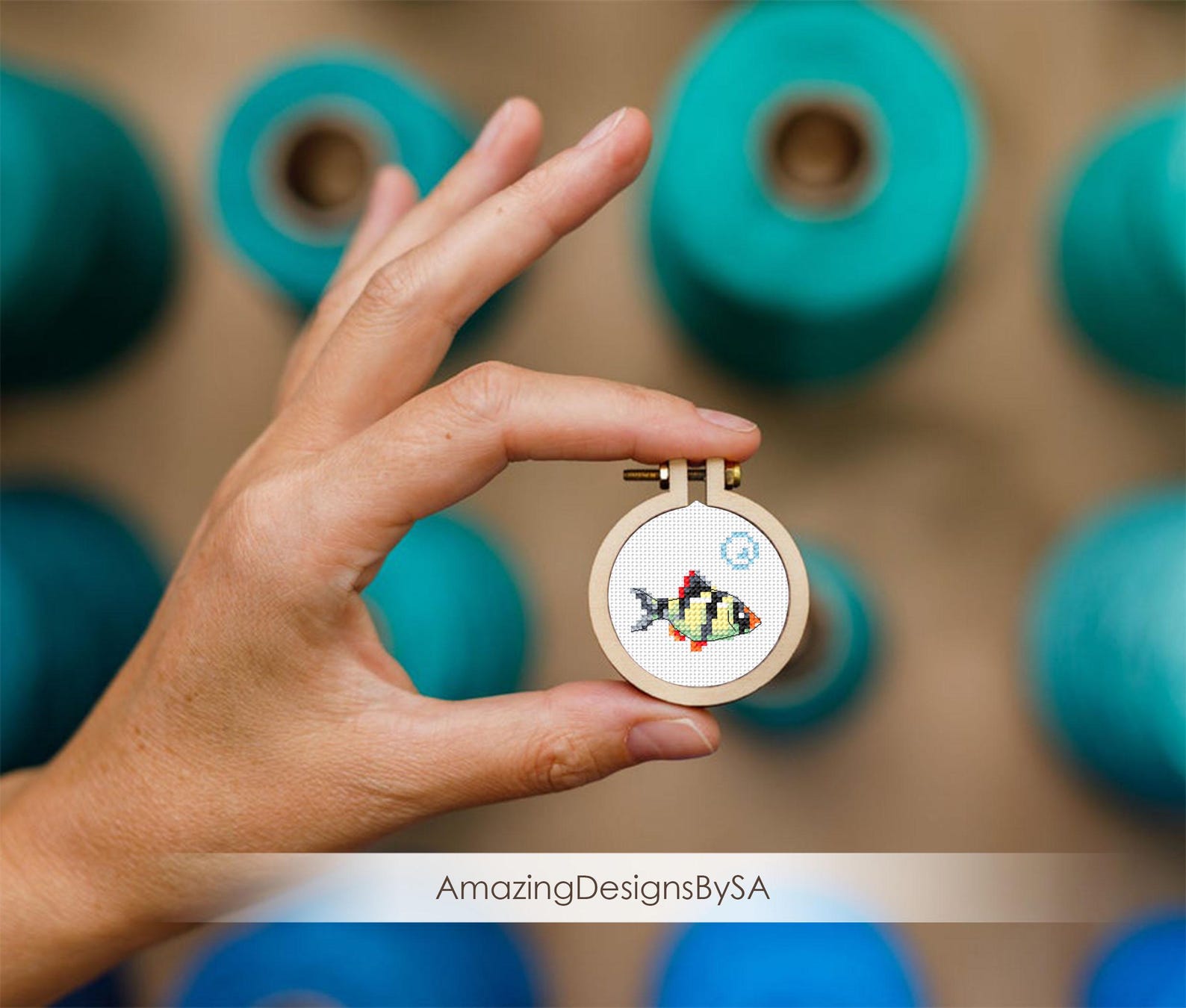 Aquarium Fish Cross Stitch Pattern PDF Download Fishes Sampler Cross ...