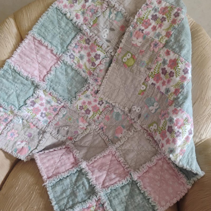 Queen Size Rag Quilt - Etsy