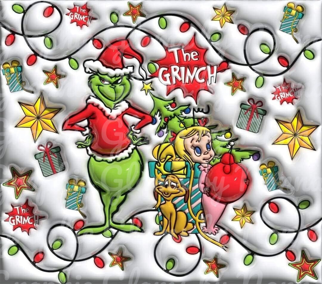 Ready to Press Sublimation Transfers for 20oz Tumblers: Grinch Part 1 ...