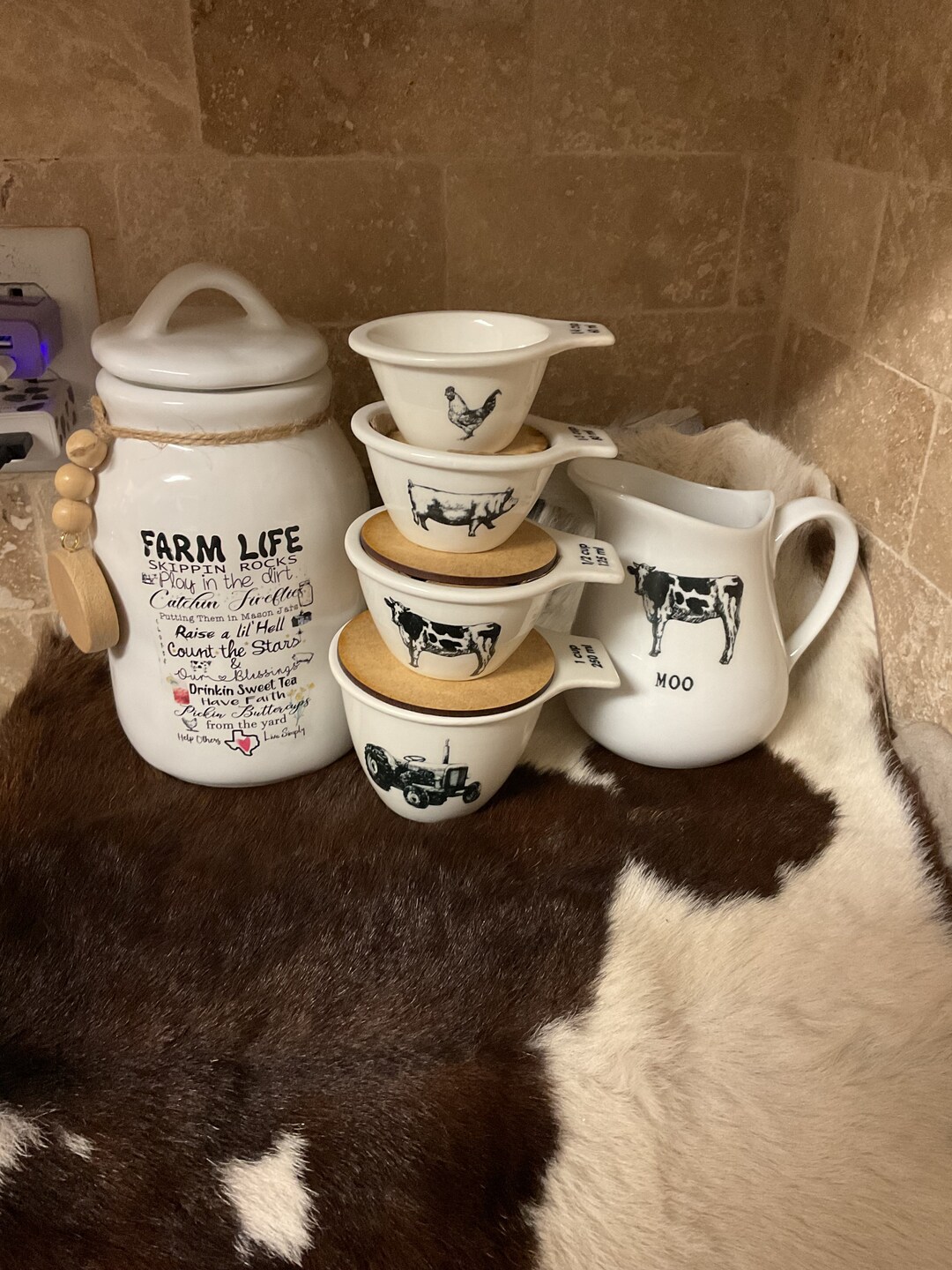 Farm Ceramic Set - Etsy