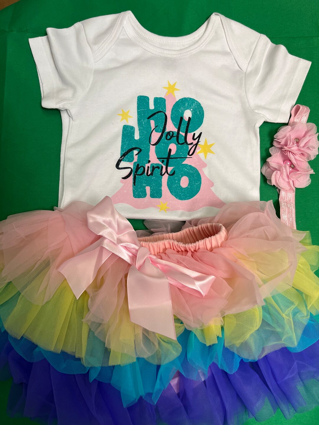 Fluffy Soft Tutu Skirt With Bodysuit Holiday Outfit - Etsy