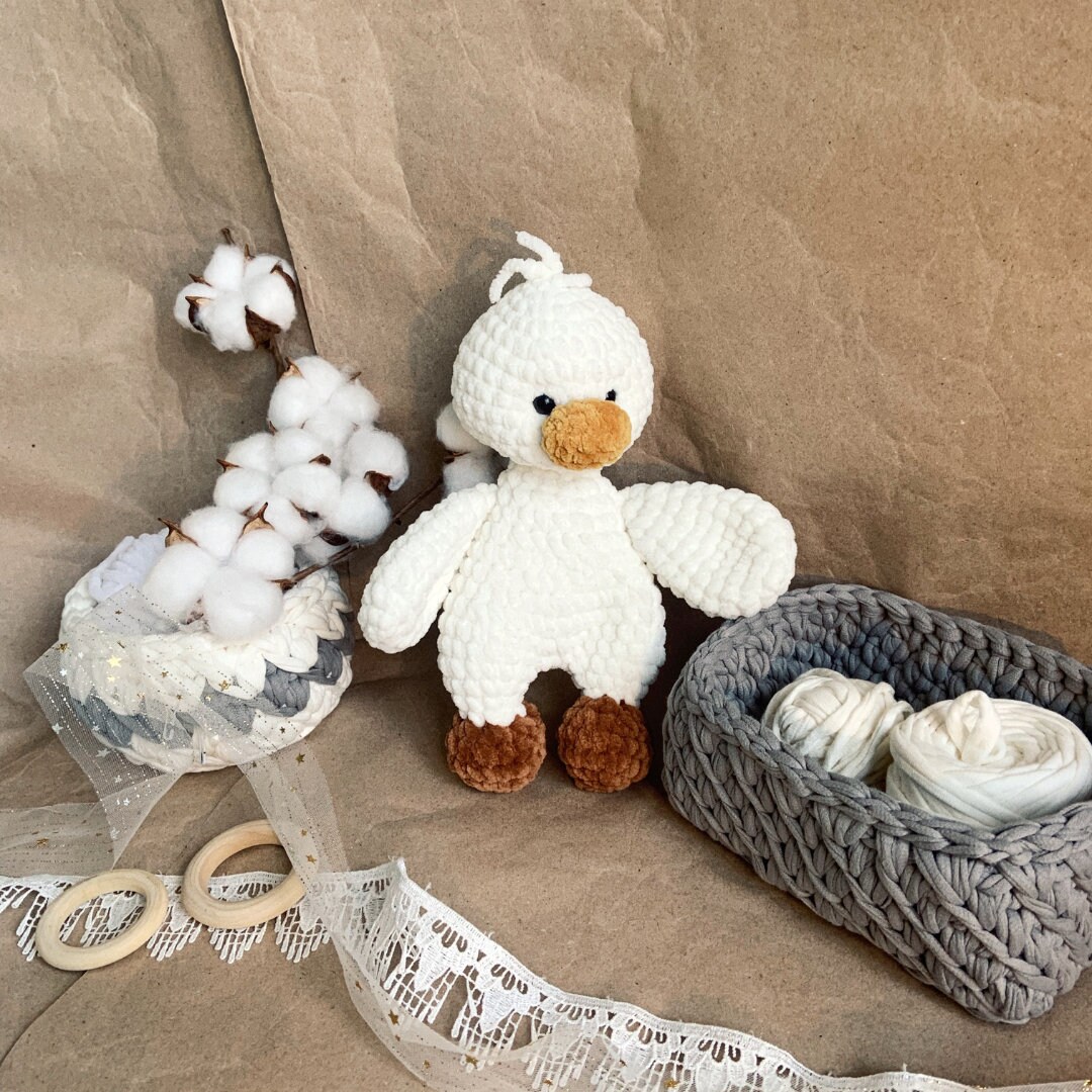 Crochet Duck Pattern, Crochet Pattern Baby Security Blanket Duckling ...
