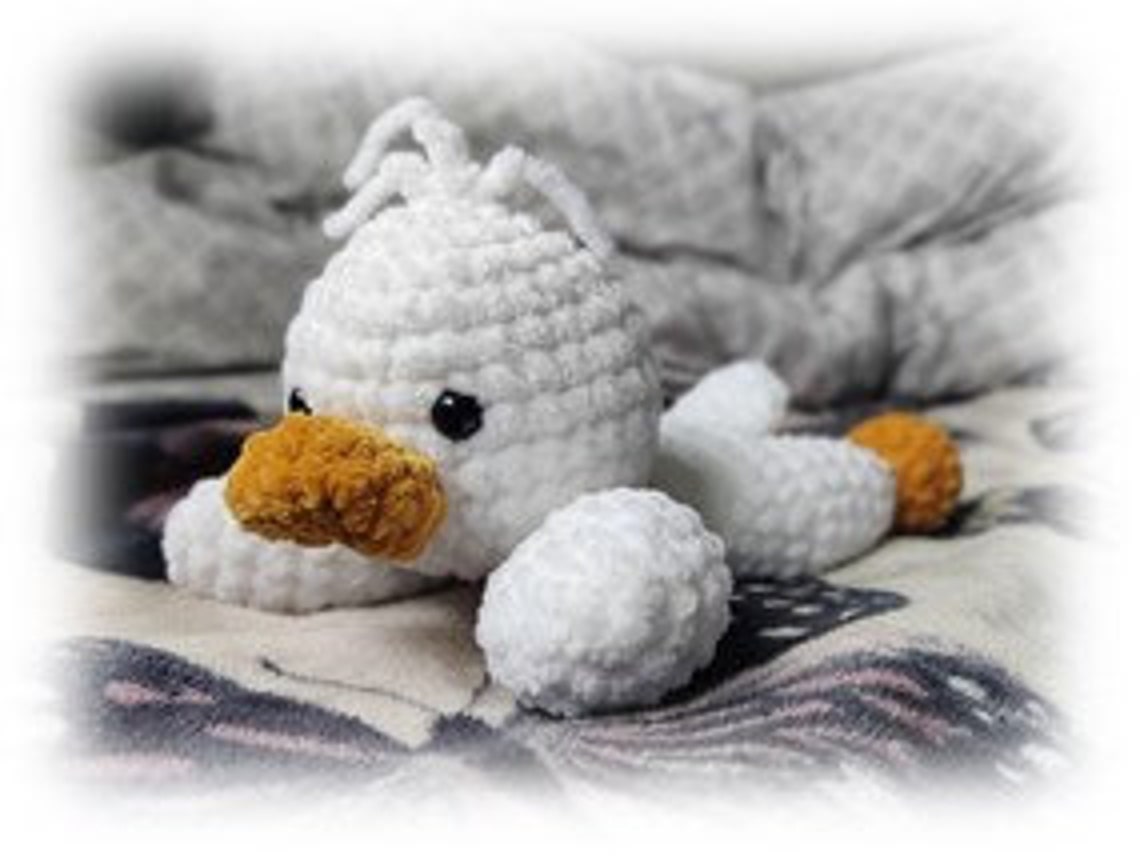 Crochet Duck Pattern, Crochet Pattern Baby Security Blanket Duckling ...