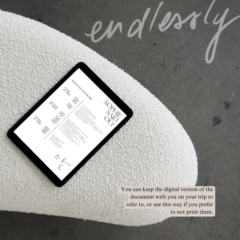 Hen Do Itinerary | Paris Hen Do Digital Template | Hen Weekend Template ...
