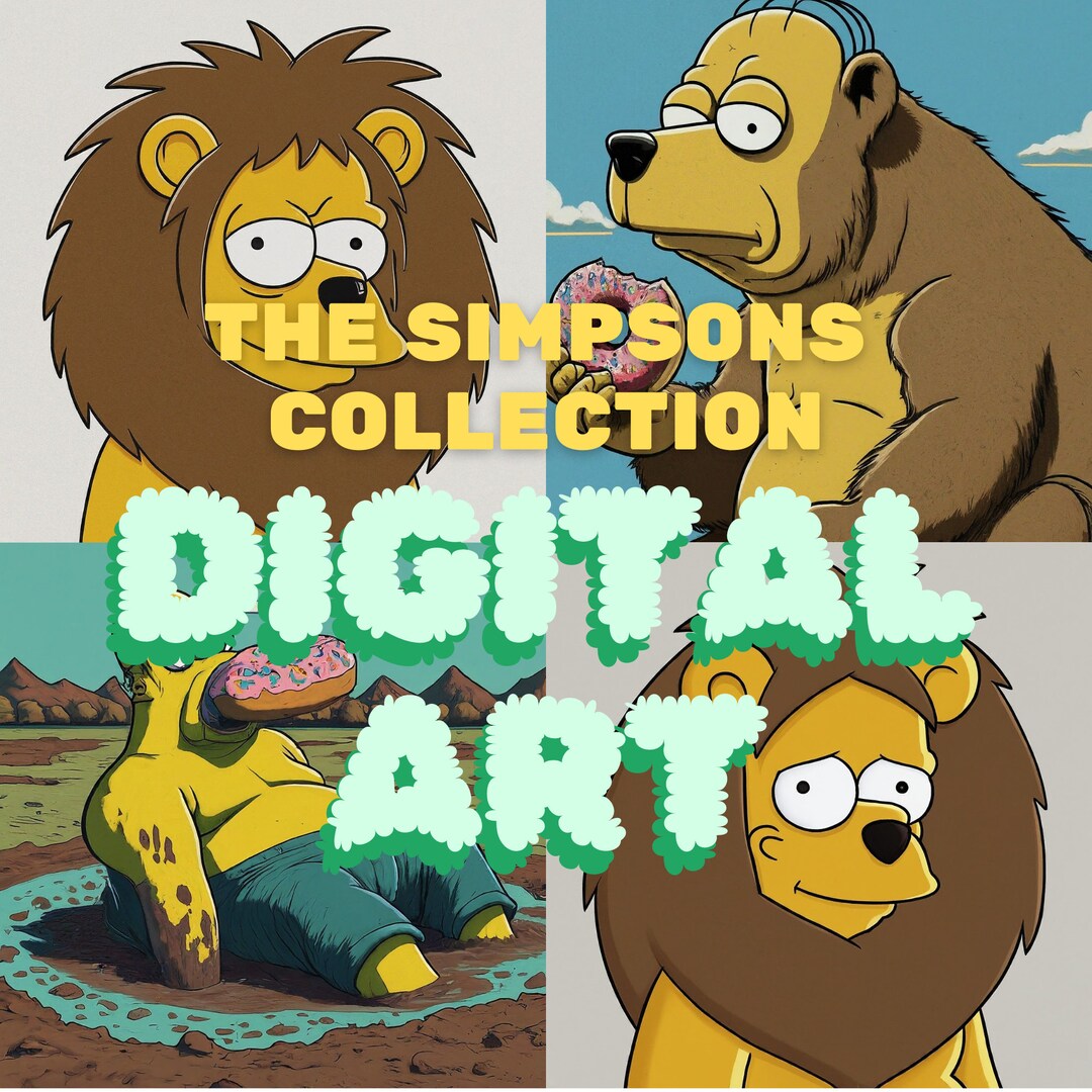 The Simpsons Collection Digital Art : 8 Unique, Creative, and Original ...