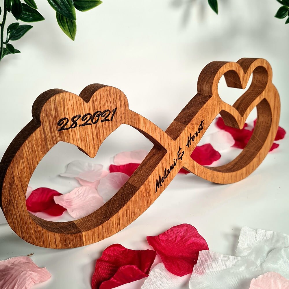 Infinity Symbol With Engraving Anniversary Gift, Anniversary Gift ...