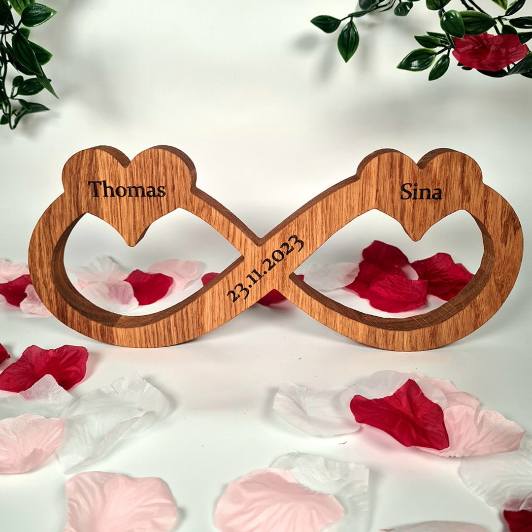 Infinity Symbol With Engraving Anniversary Gift Anniversary - Etsy