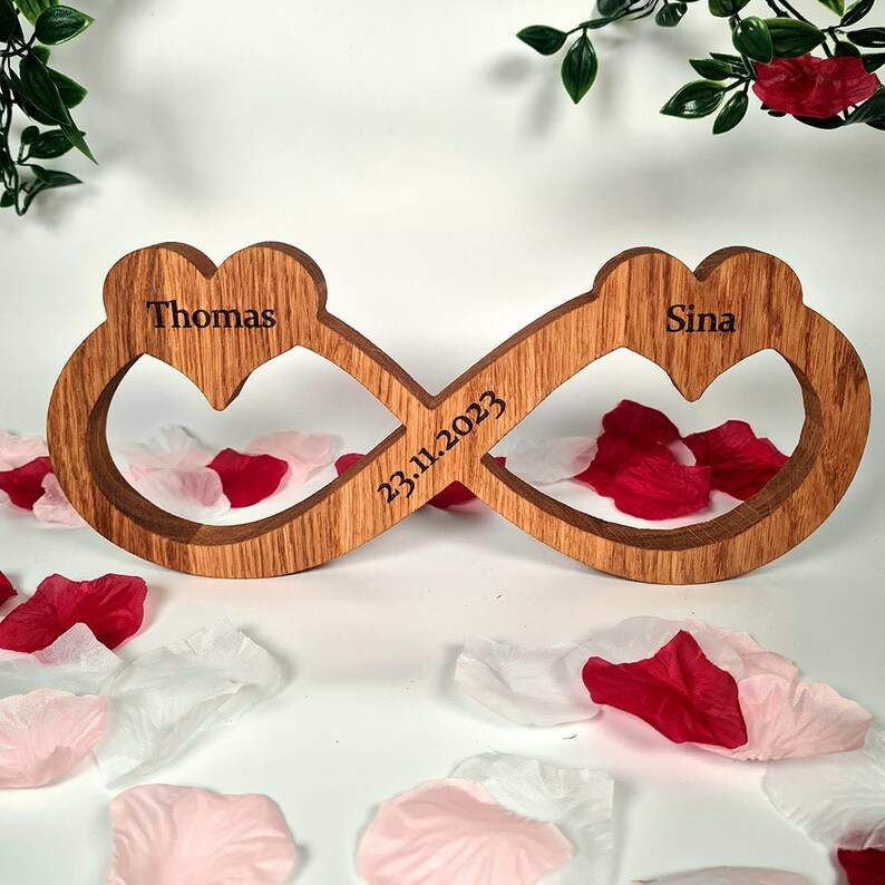Infinity Symbol With Engraving Anniversary Gift Anniversary - Etsy