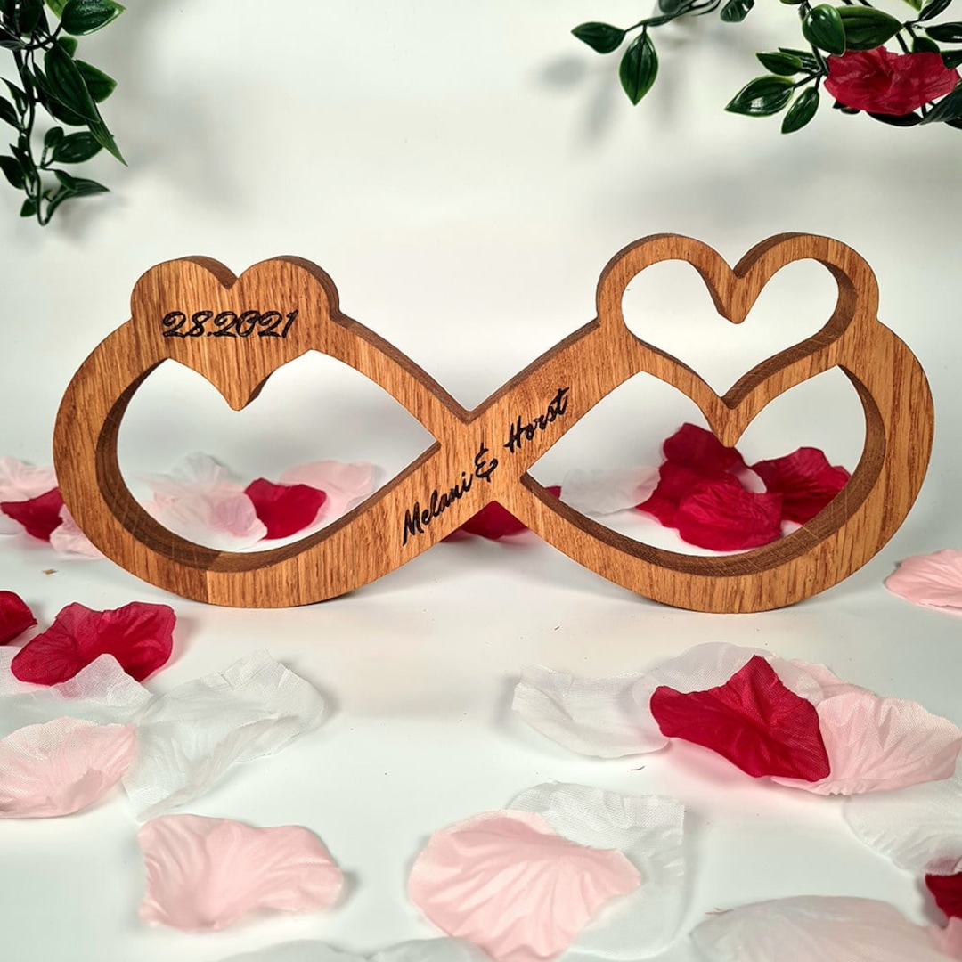 Infinity Symbol With Engraving Anniversary Gift, Anniversary Gift ...