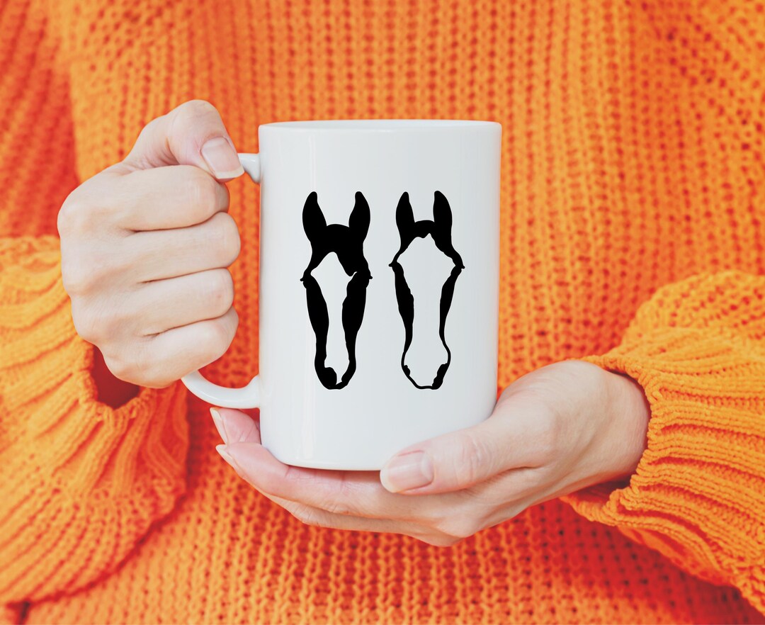 Custom Horse Coffee Mug, Personalized Horse Silhouette Coffee Cup ...