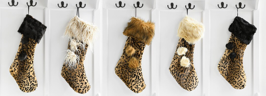 Leopard Stocking Series - Etsy