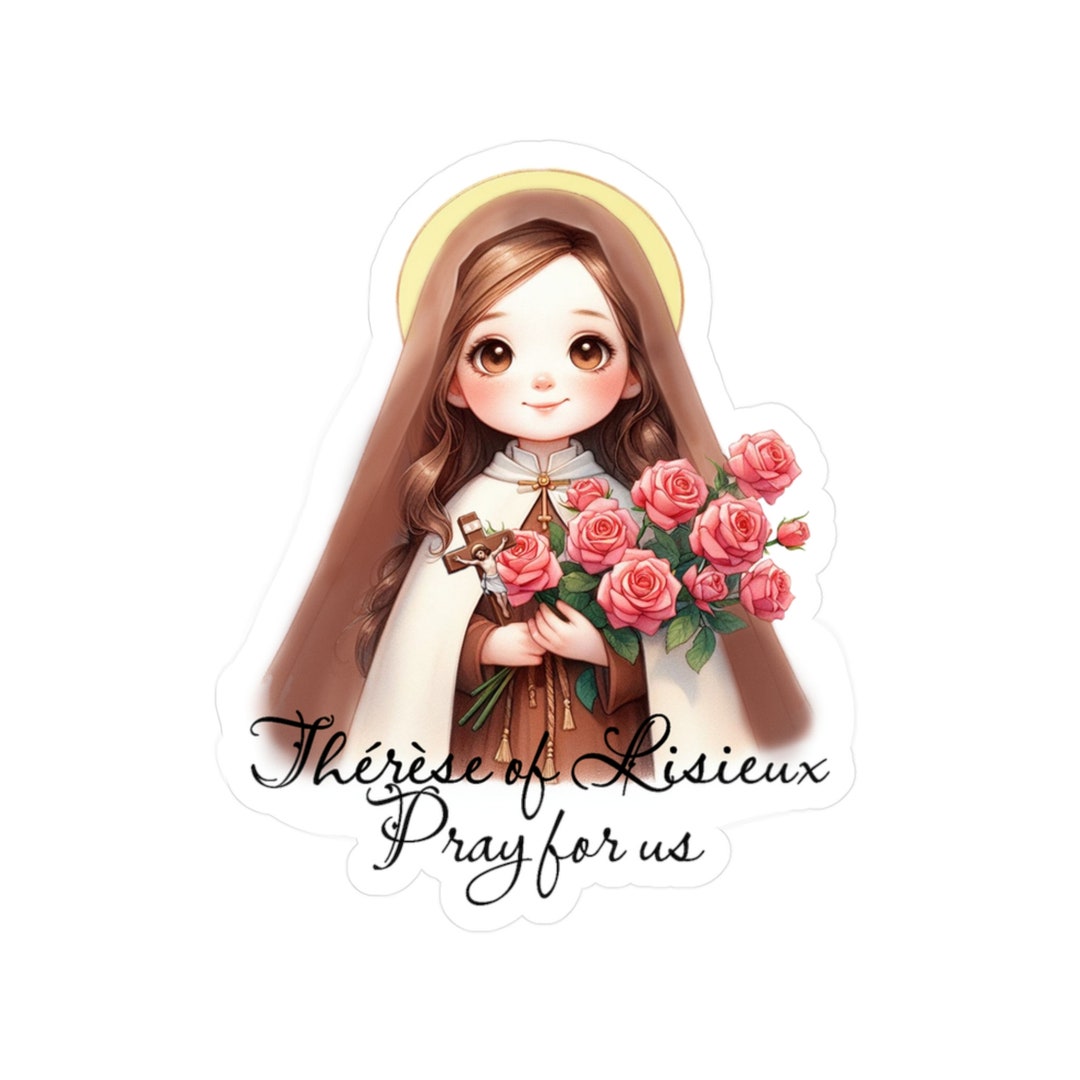 St. Therese of Lisieux Sticker Catholic Saint Sticker - Etsy