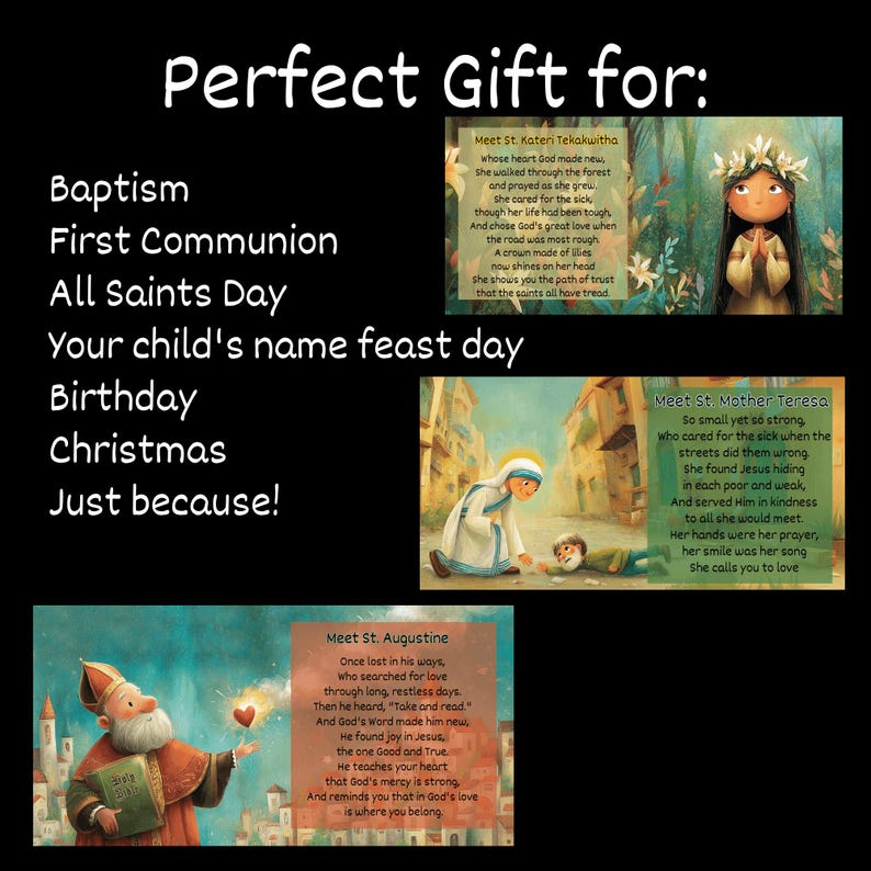 Personalized Saint Book for Children, Saint Book, Religious Book ...