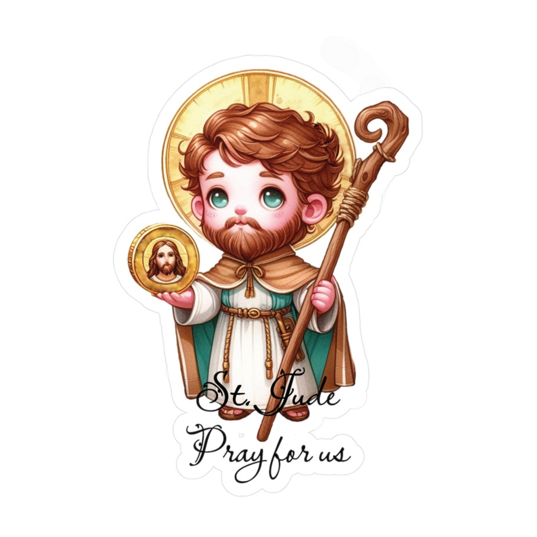 St. Jude Thaddeus Sticker Patron Saint of Impossible Causes - Etsy