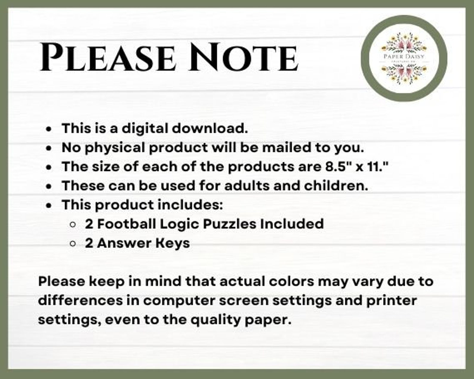 Football Logic Puzzle - Printable - Kids - Family - Adults - Icebreaker ...