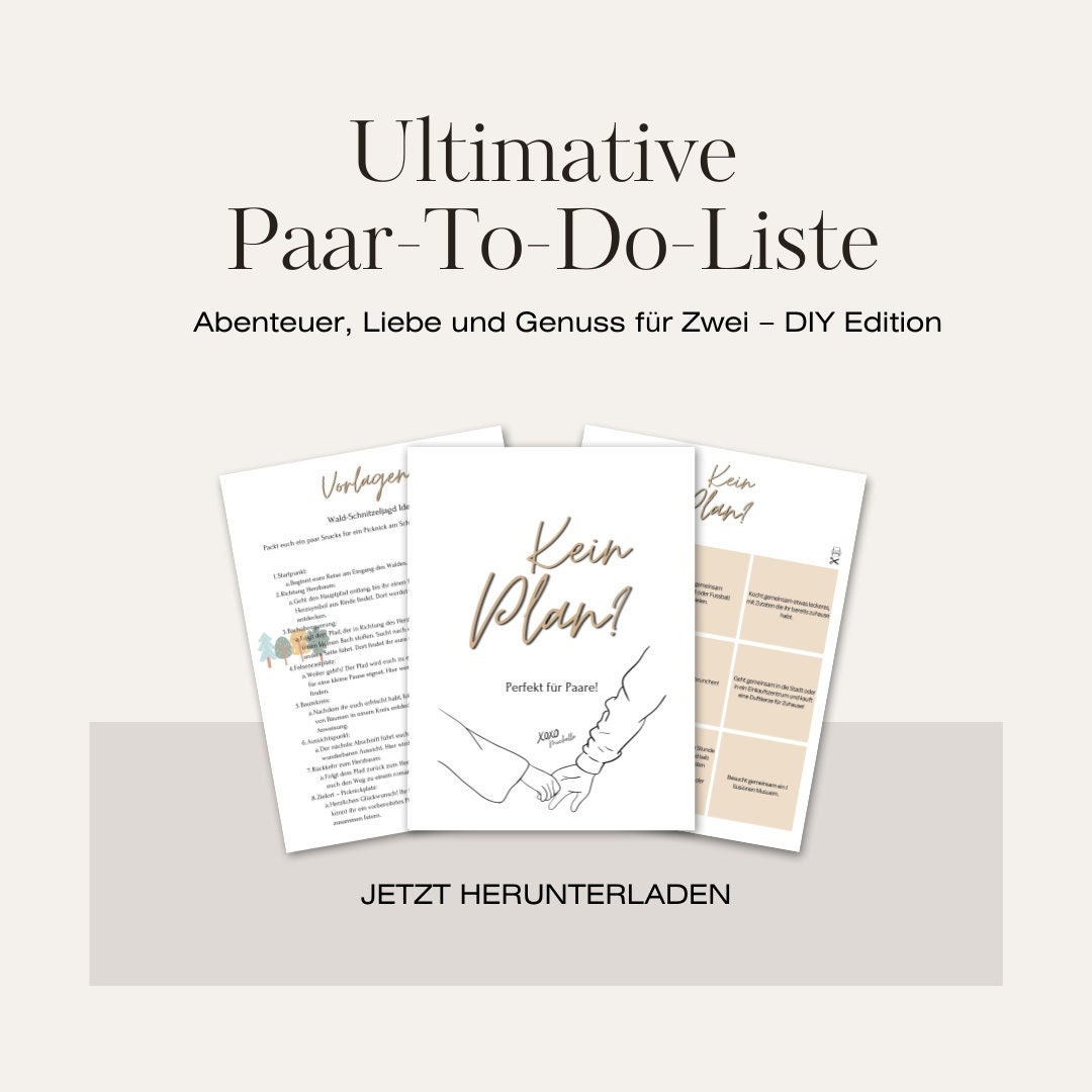 Ultimate Couples To-do List: Adventure Love and Pleasure for - Etsy