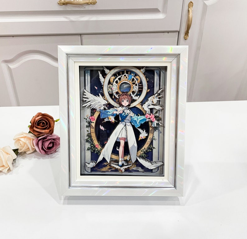 Custom 3D Photo Shadow Box Turn Photo Into Art and Anime - Etsy