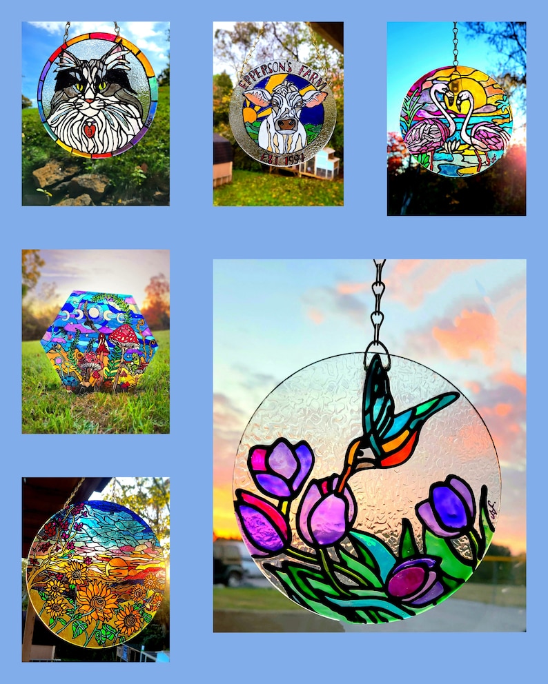 Custom Suncatchers - Etsy