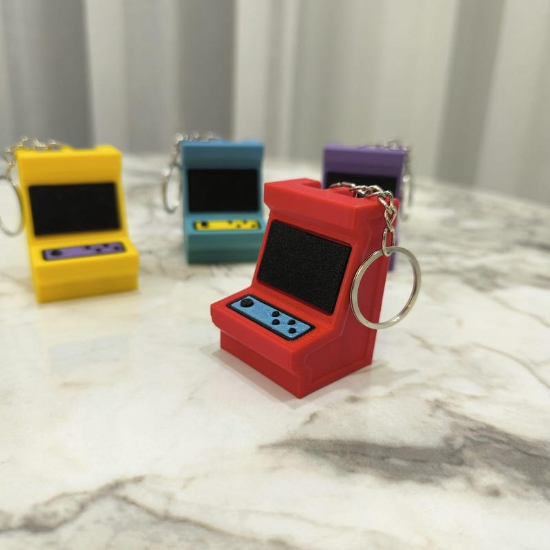 Arcade Machine Keychain - Etsy