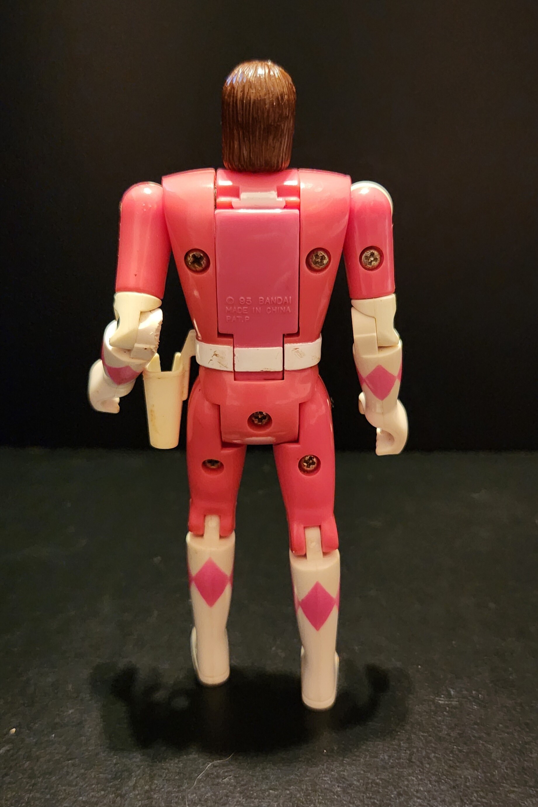 1994 Pink Power Rangers Auto Morphin Head Flip Action Figure - Etsy