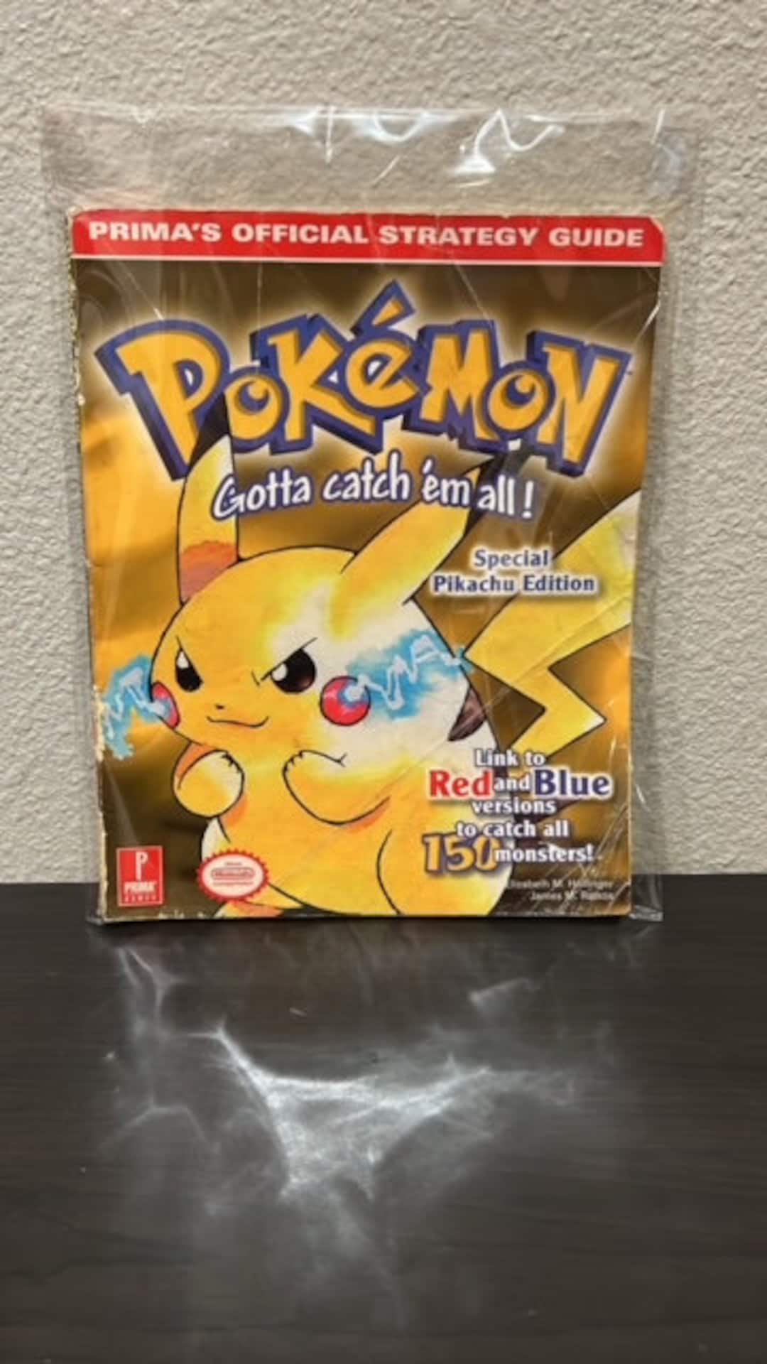 Pokemon Yellow prima's Official Strategy Guide - Etsy