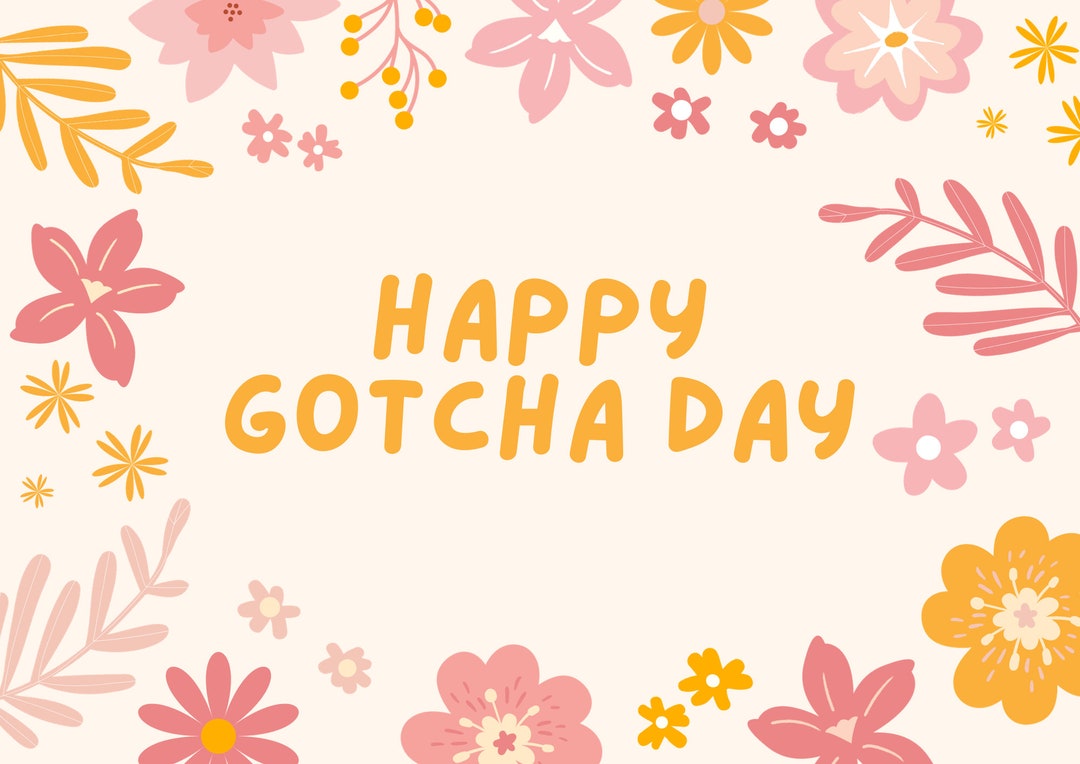 Happy Gotcha Day - Etsy