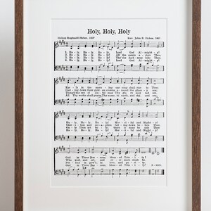 Holy Holy Holy Printable Hymn Sheet Music Hymn INSTANT - Etsy