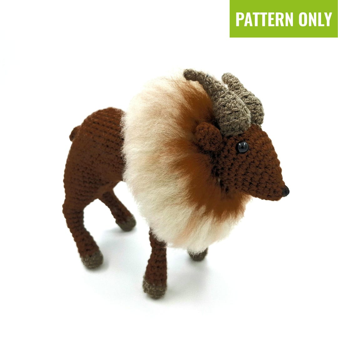 Timmy the Tahr (mountain Goat) | Crochet Pattern | Easy to Follow | New ...