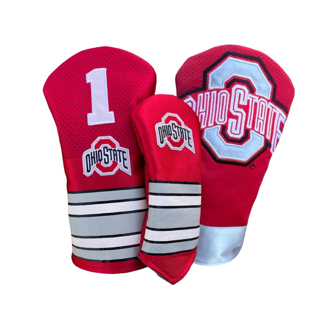 Ohio State Buckeyes Fairway Wood Cover Handcrafted From Jersey NCAA ...