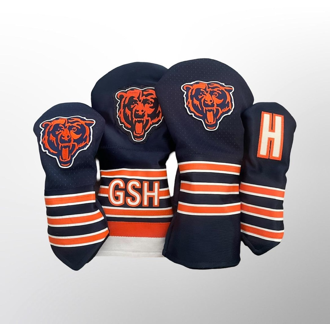 Custom Chicago Bears Golf Headcover Set | Driver, Fairway Woods | NFL ...