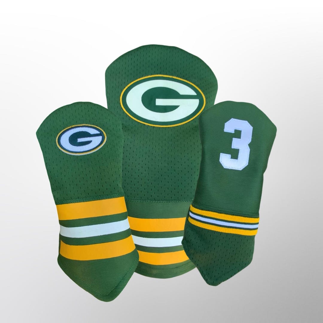 Handmade Green Bay Packers Golf Headcovers | Packers Fan Gift | NFL ...