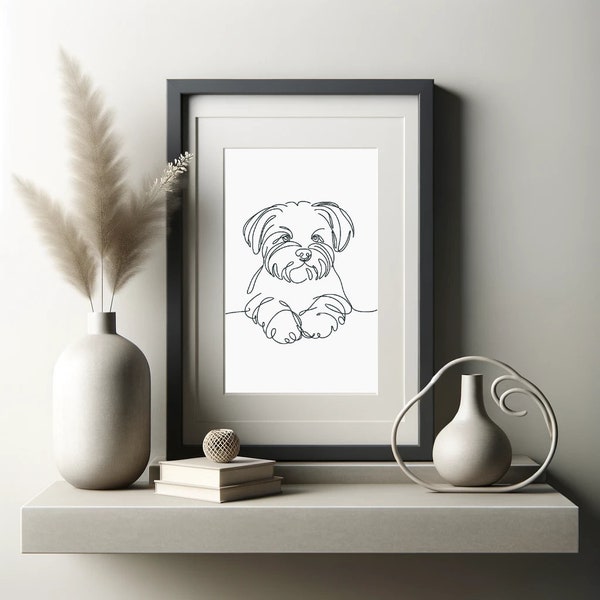 Modern Dog Art - Etsy