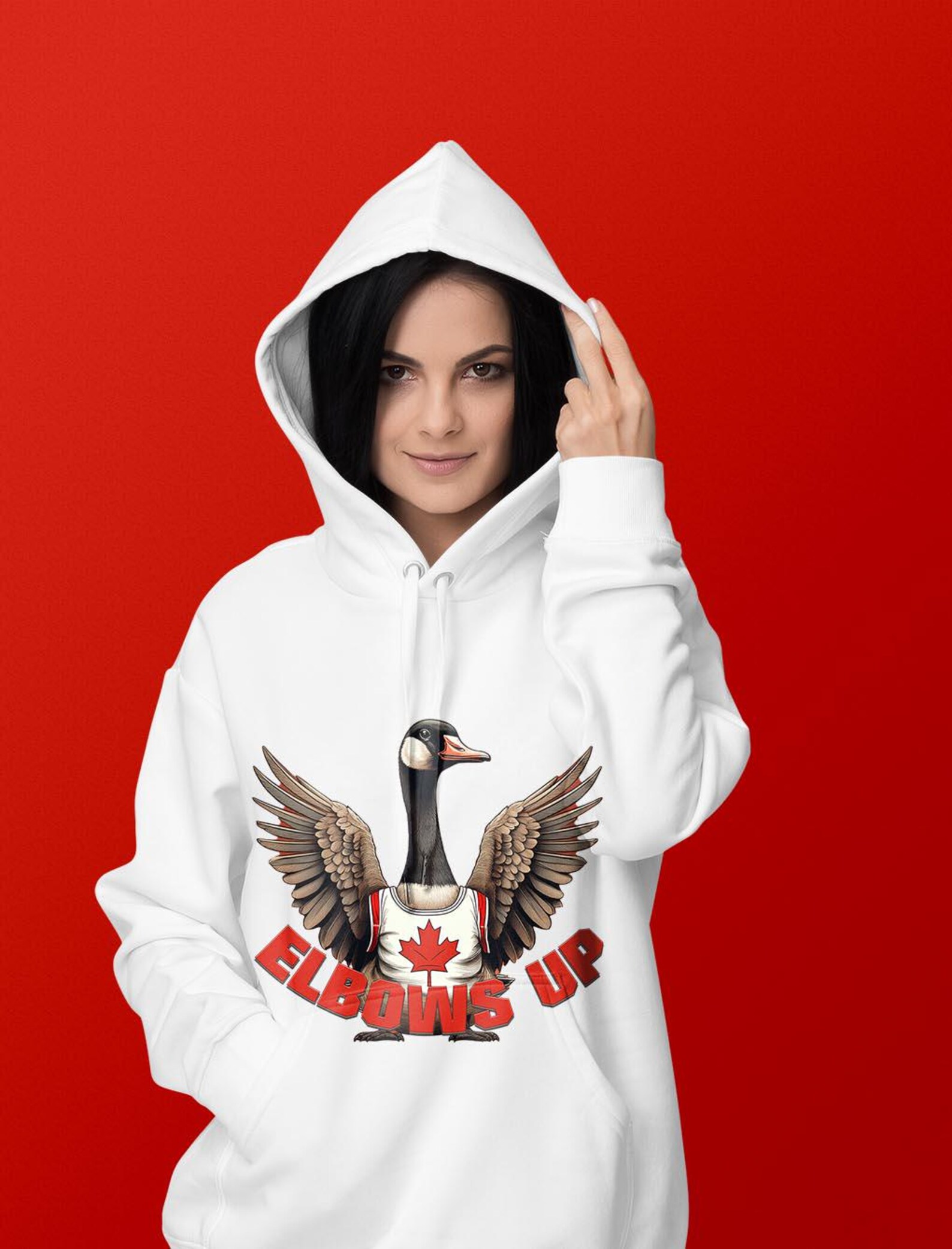 Elbows up Angry Canadian Goose DTF Sublimation - Etsy