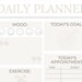 Daily Planner, Daily Tracker, Day at a Glance, Printable, Journal ...