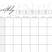 Monthly Planner, Month Calendar, Month at a Glance, Printable, Journal ...