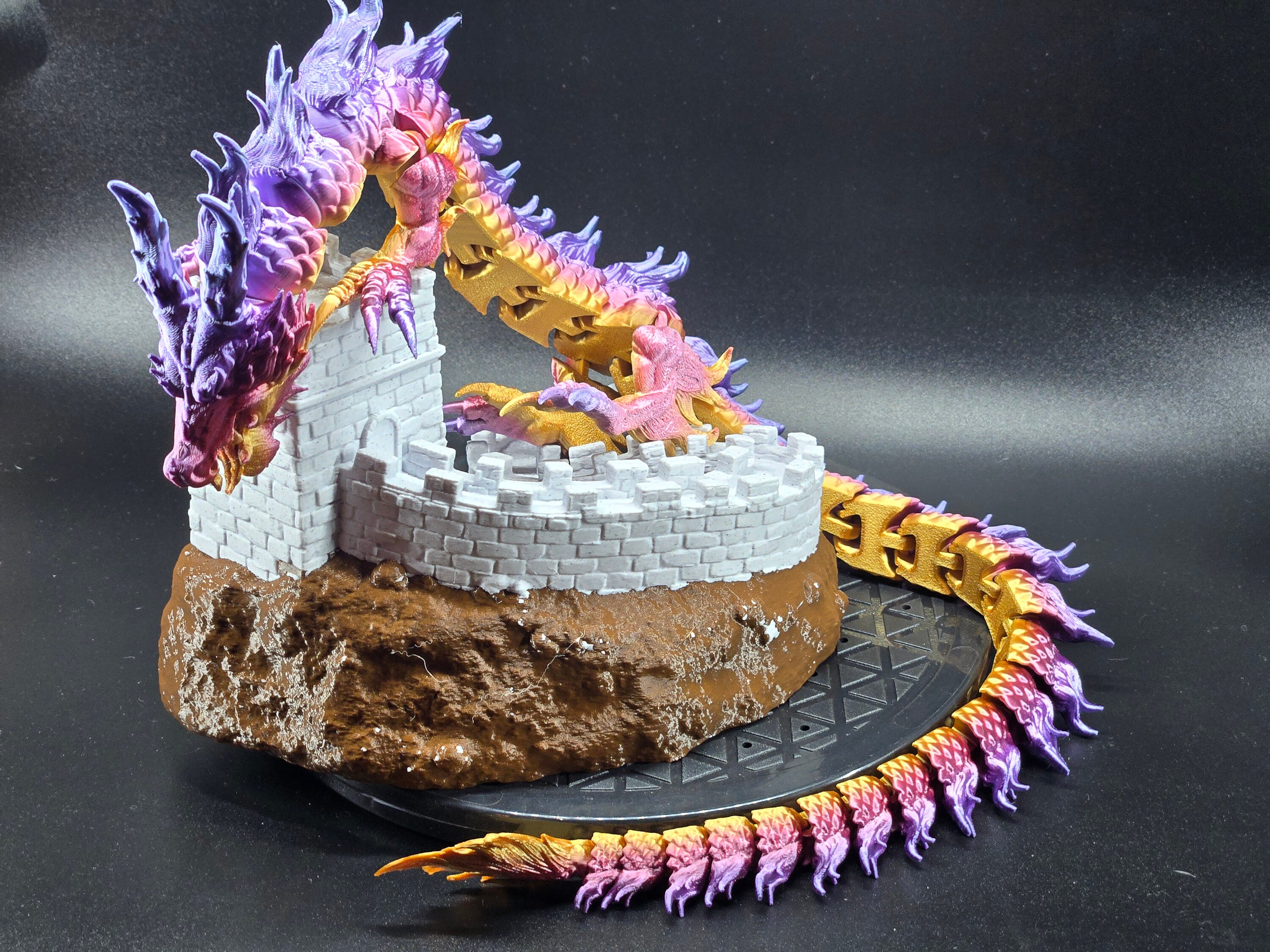 Stlflix Fei Long Dragon 3d Toy - Etsy