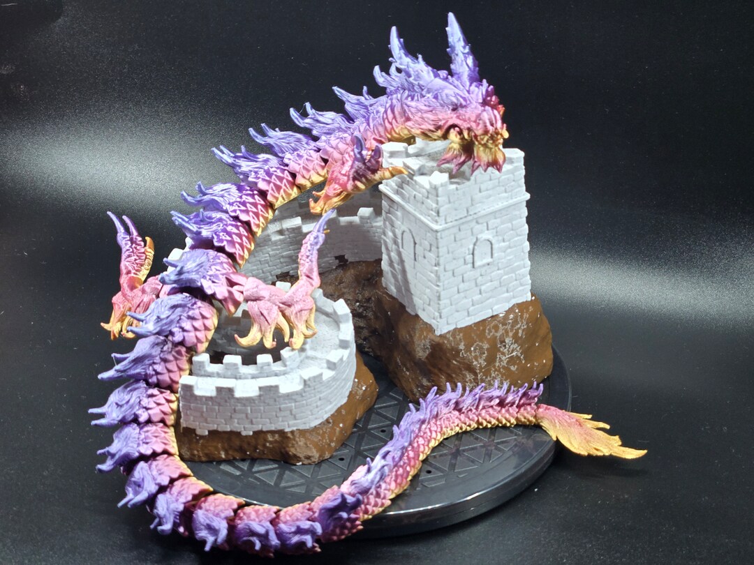 Stlflix Fei Long Dragon 3d Toy - Etsy