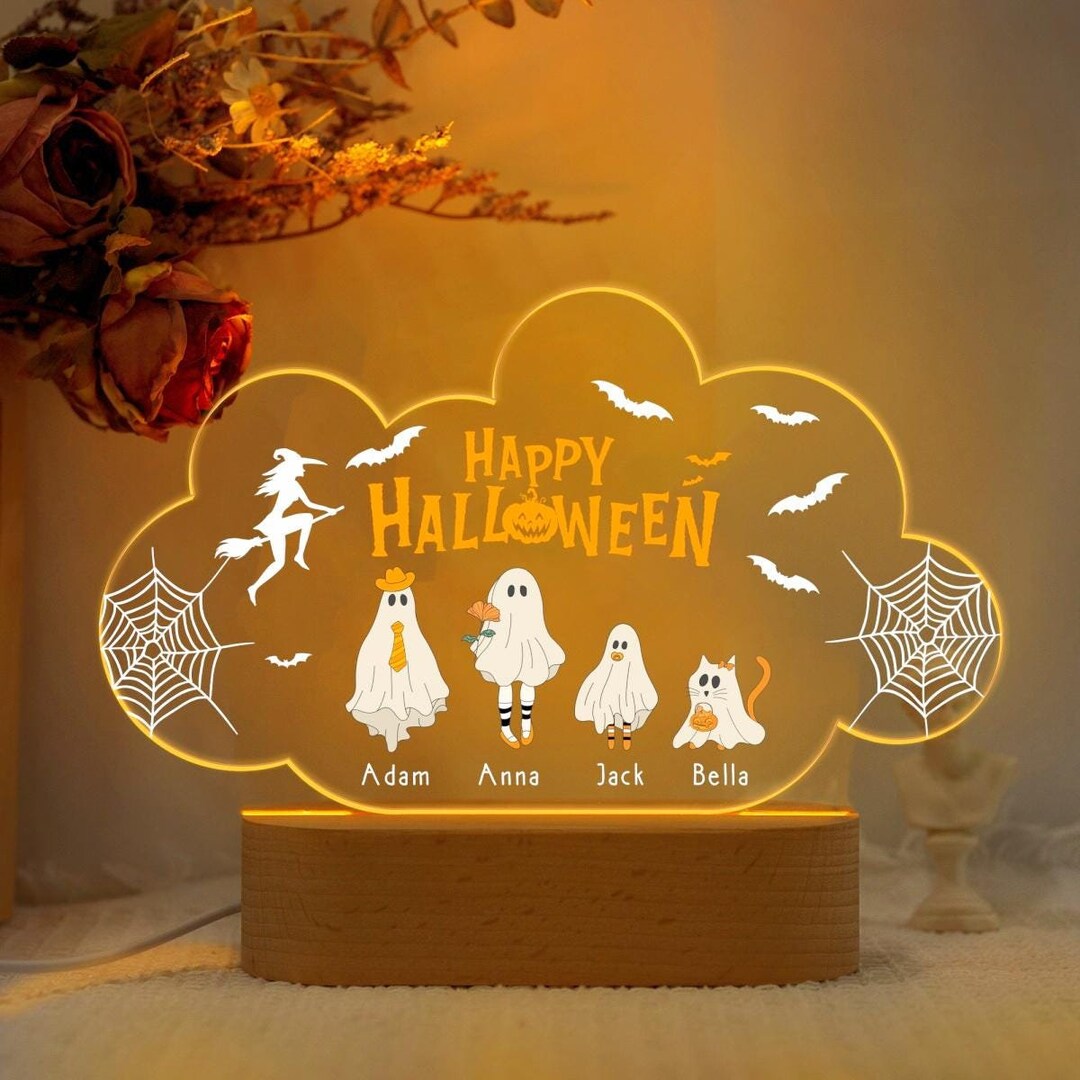 For Friends Halloween Glow Stick Gift Tag | Light For Your Halloween ...
