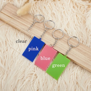 Custom Message Keychain,personalised Photo Keyring,any Photo and Any ...