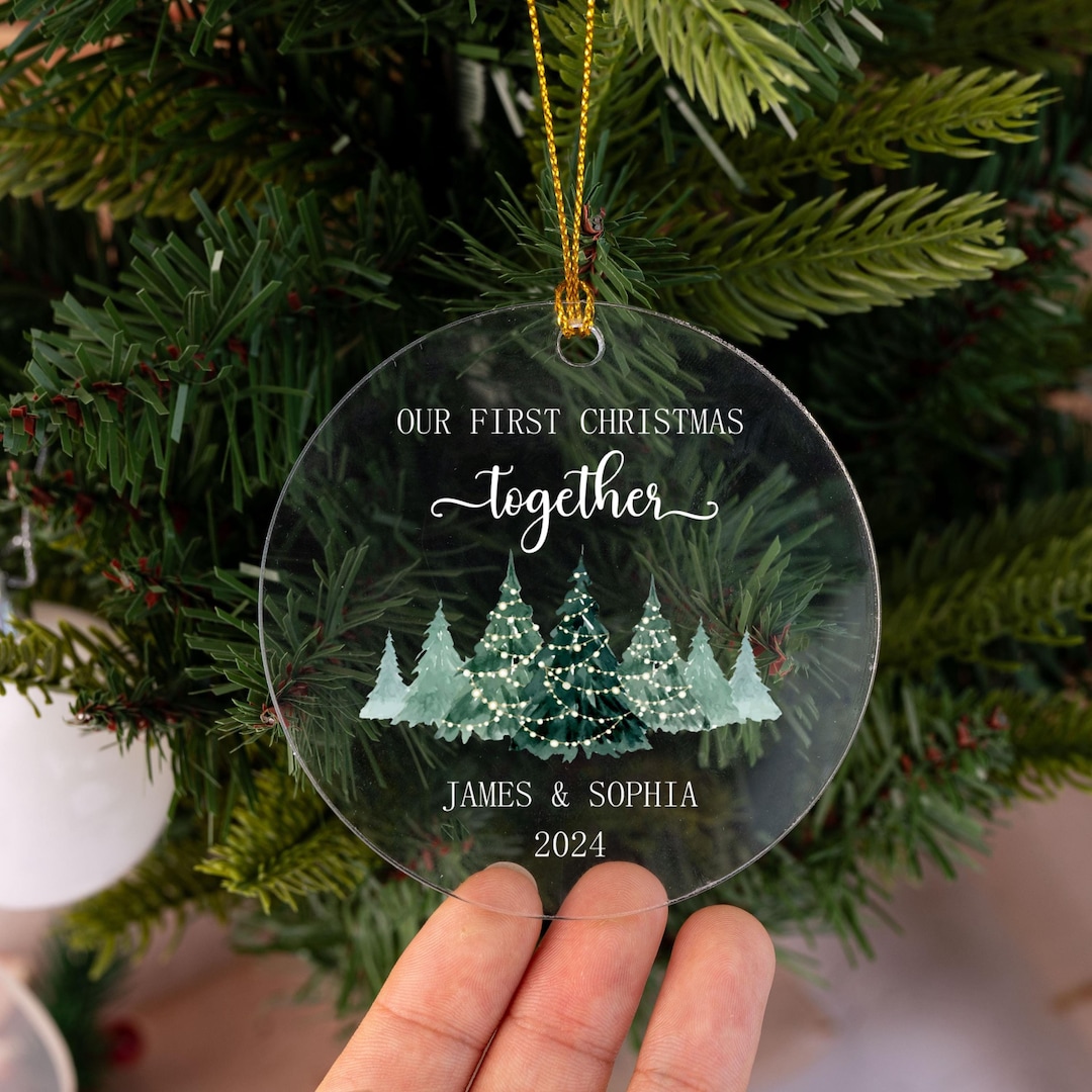 First Christmas Together Bauble,couples Christmas Ornament,first ...