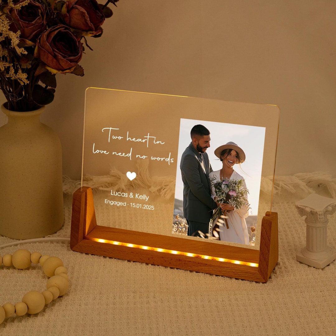 Custom Photo Night Light, Photo Collage LED Lights, Custom Photo Lamp ...