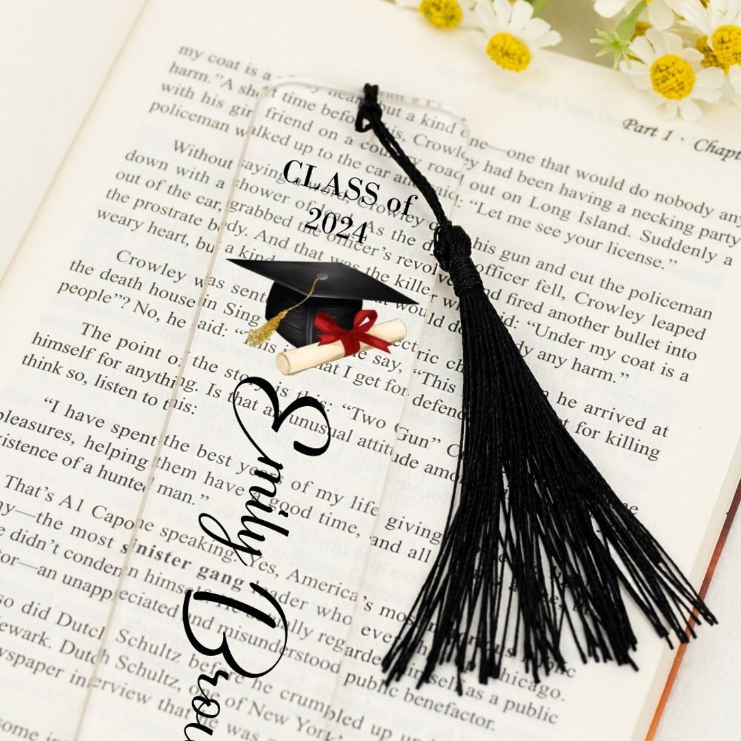 Personalized Graduation Bookmark,graduation Gifts,graduate 2024 ...