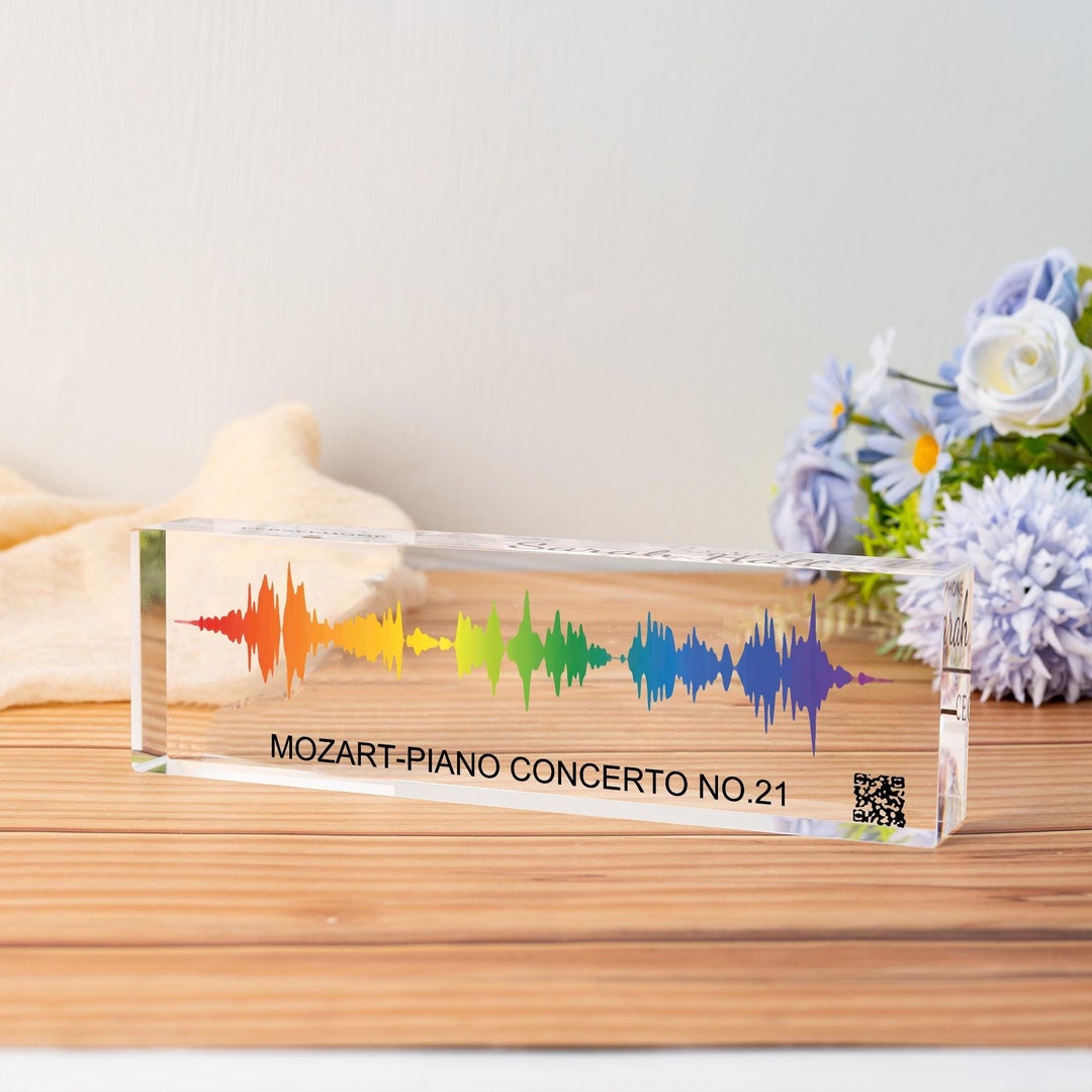 Soundwave Art QR Code, Sound Wave With QR Code, Custom Voice Recording ...