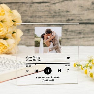 Custom Acrylic Song Plaque Playlist, Personalized Album Cover Music ...